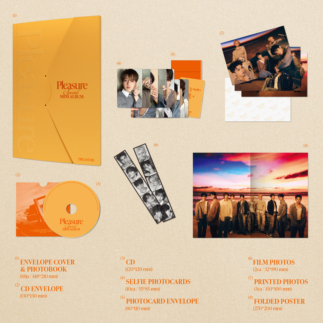 【韓国盤】TREASURE SPECIAL MINI ALBUM [PLEASURE] [YELLOW VER.] – YGEX ...